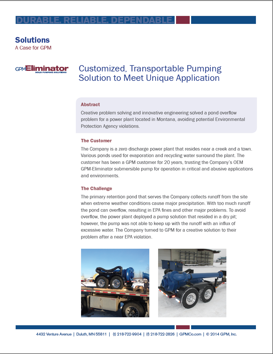 Portable Solutions | GPM